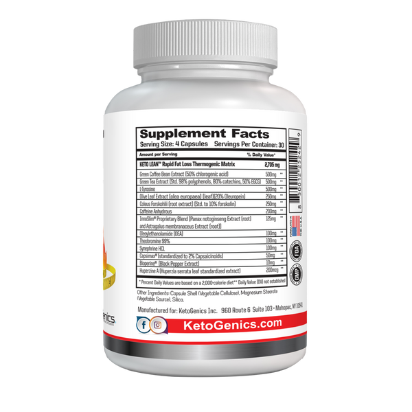 Keto Lean™ - Keto Fat Burner | Keto Supplements | KetoGenics - KetoShop.com