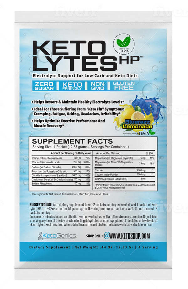 Keto Lytes HP™ - Keto Electrolytes Sample Packs - KetoShop.com