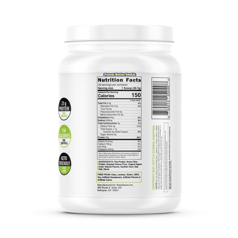 Iso Plant™ Vegan Protein Powder - Plant Based & Dairy Free | Ketogenics ...