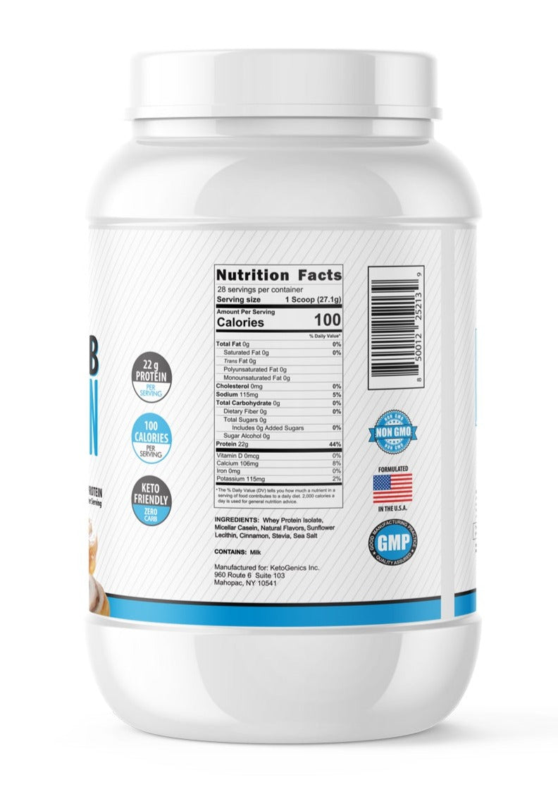 Zero Carb, Zero Sugar Keto Protein Powder | KetoGenics - KetoShop.com